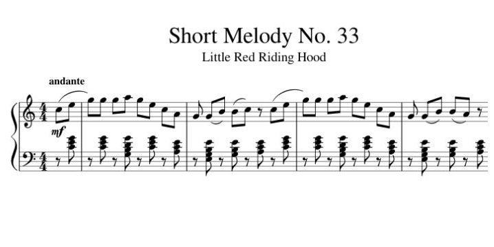 Short Melody No. 33