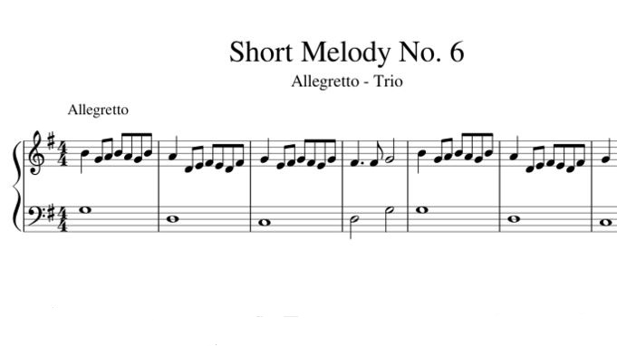Short Melody No. 6